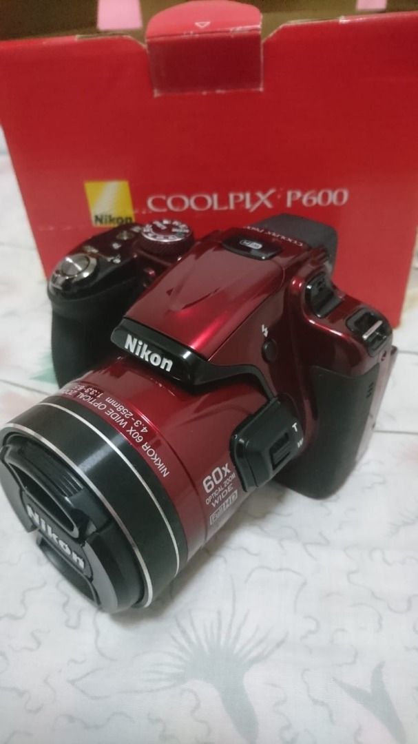 Nikon Coolpix P600 (Red), 攝影器材, 相機 - Carousell