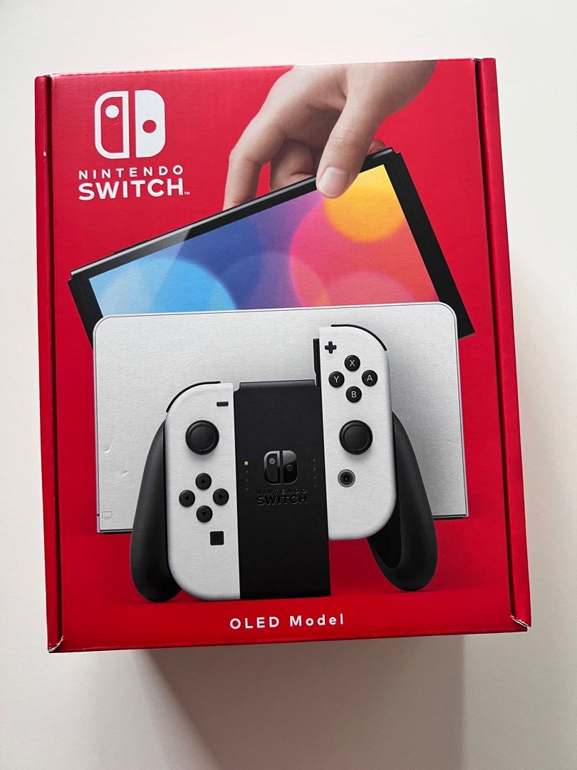 Nintendo Switch OLED White, Video Gaming, Video Game Consoles, Nintendo ...