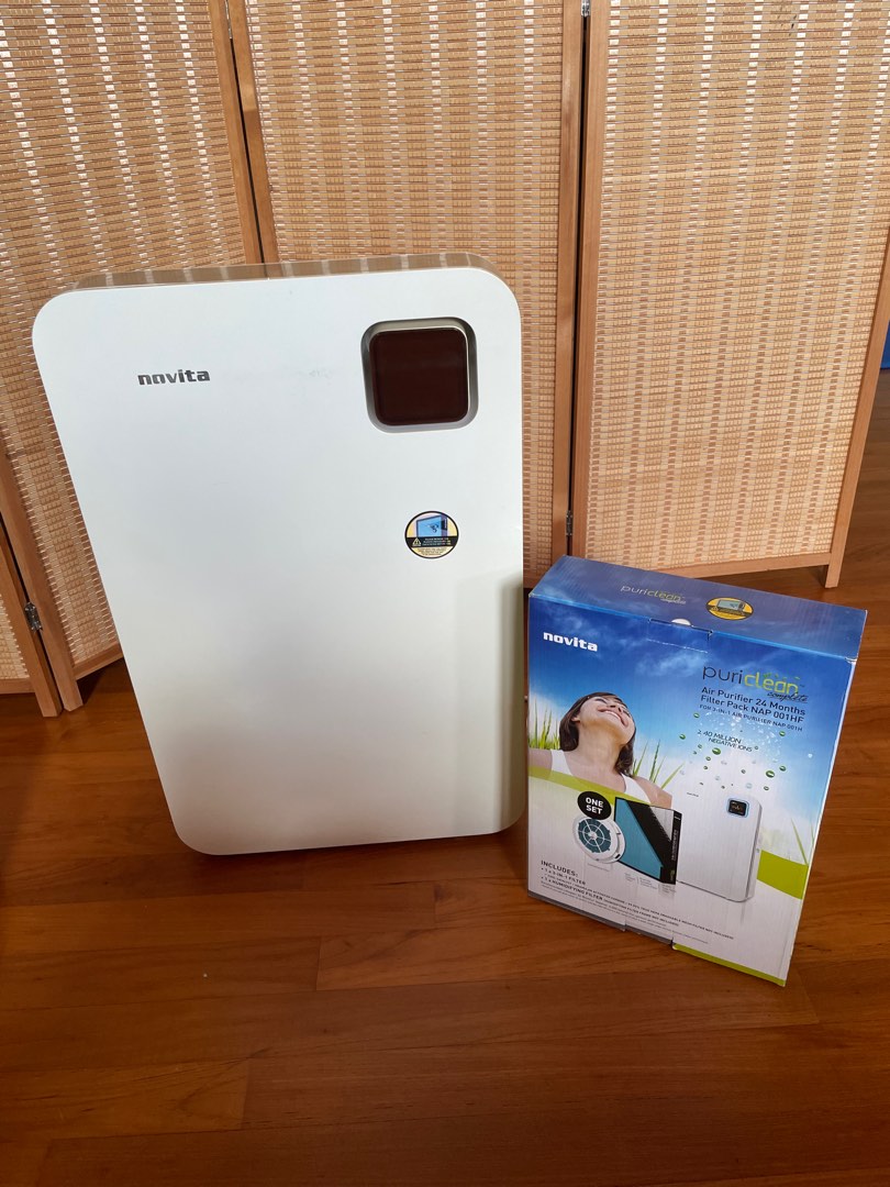 Novita Air Purifier large + extra filter, TV & Home Appliances, Air ...