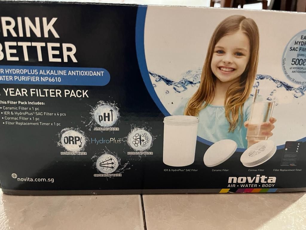 Novita water filter, Food & Drinks, Other Food & Drinks on Carousell