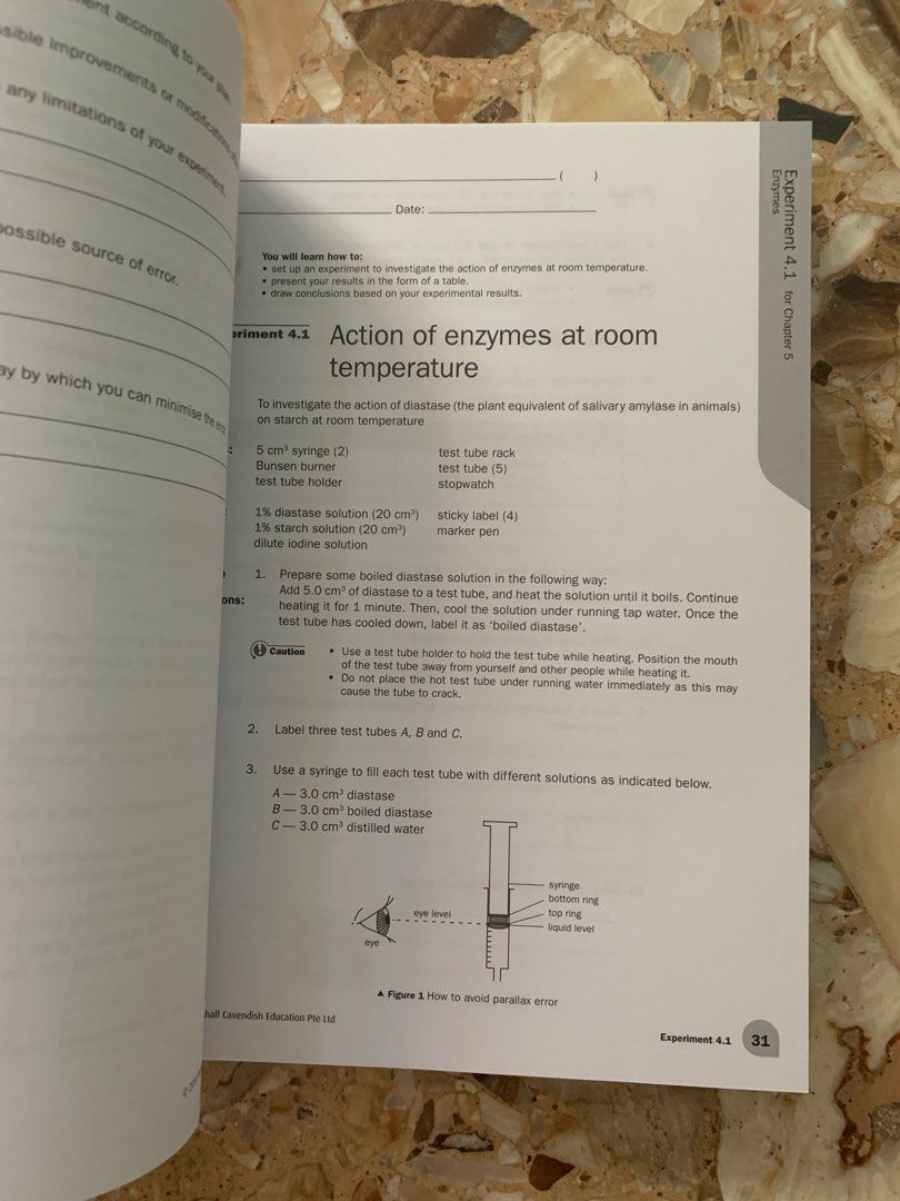 O level Biology Practical Book, Hobbies & Toys, Books & Magazines ...