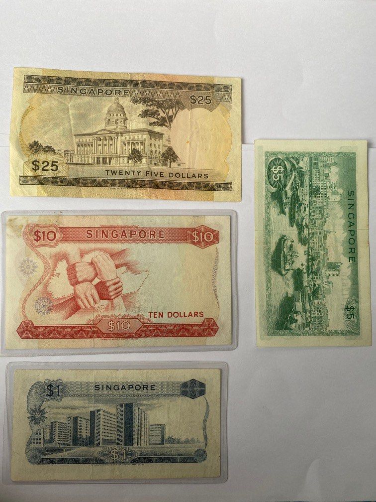 Orchid note set Orchid series set $100-$1 full set | Singapore ...