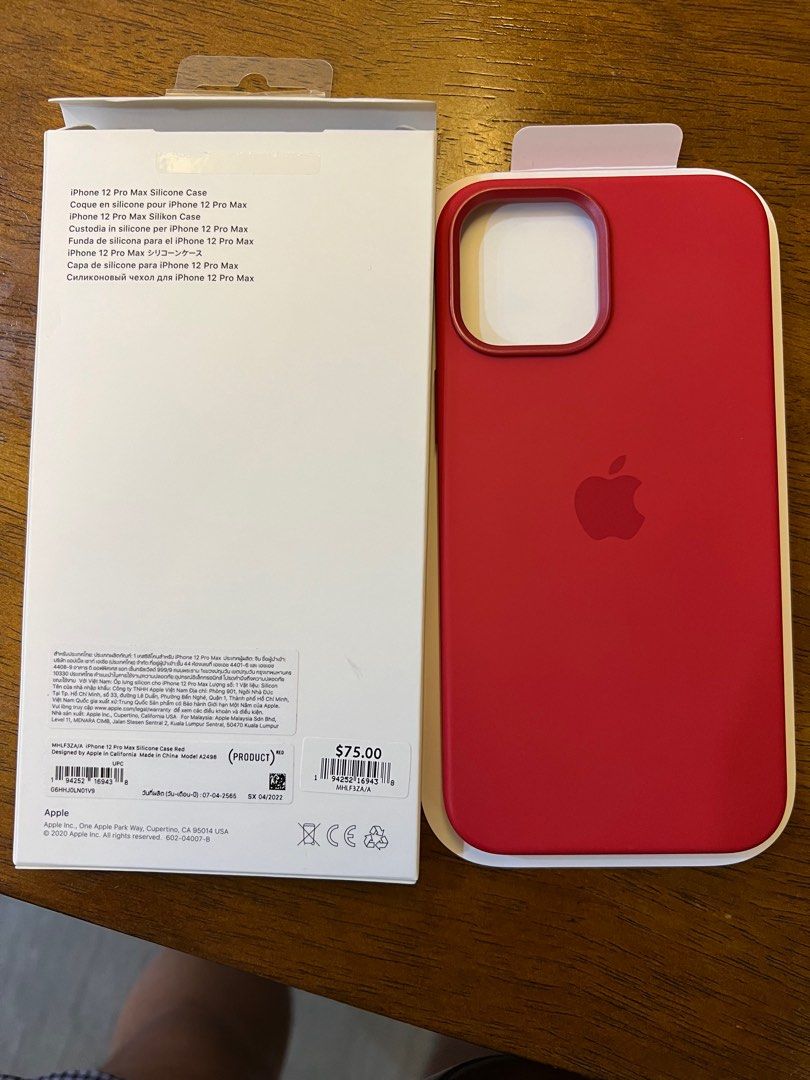 Original Apple iPhone 12 Pro Max Silicone Case, Mobile Phones & Gadgets ...