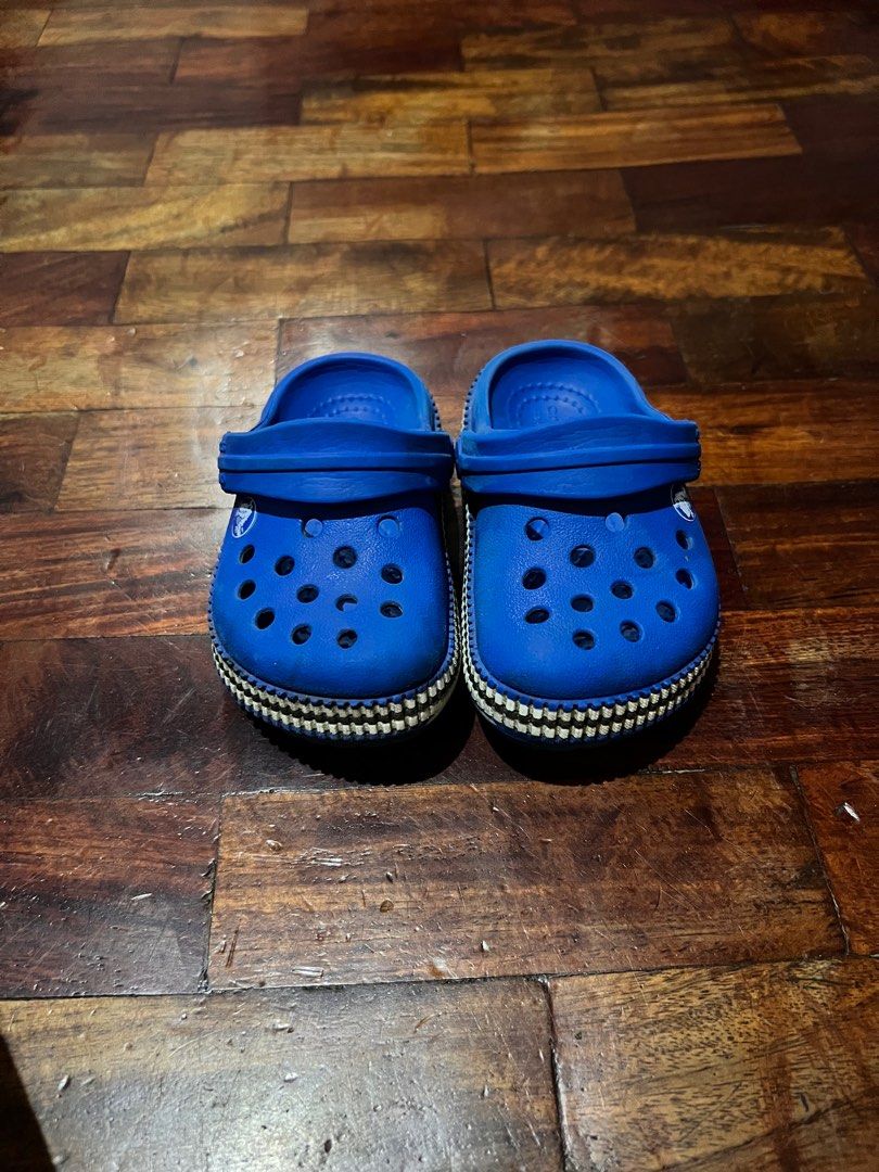 Original blue Crocs, Babies & Kids, Babies & Kids Fashion on Carousell