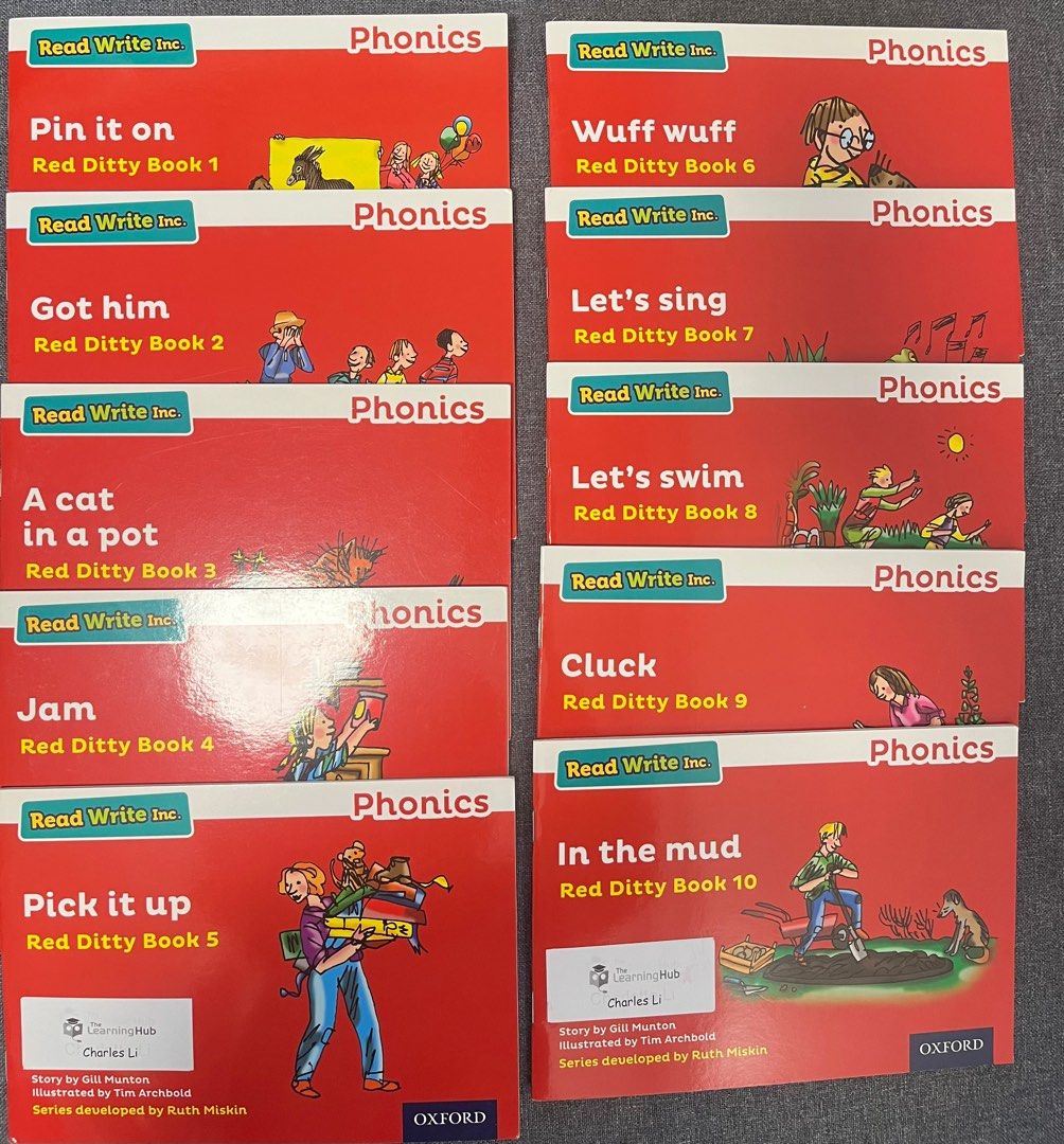 Oxford RWI red ditty book, 興趣及遊戲, 書本 & 文具, 教科書 - Carousell