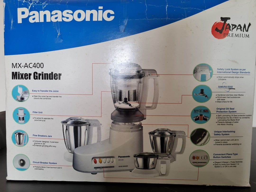 Panasonic Mixer Grinder, TV & Home Appliances, Kitchen Appliances ...
