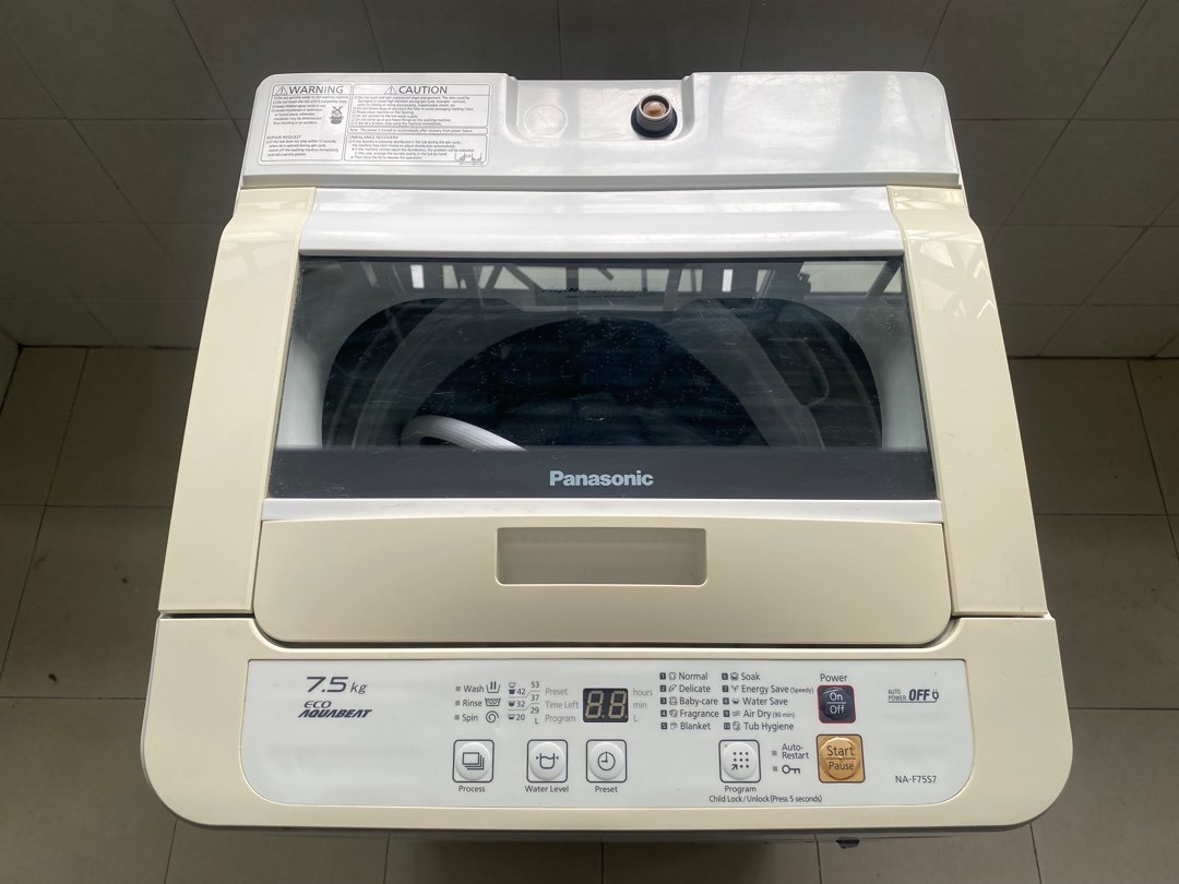PANASONIC WASHING MACHINE, TV & Home Appliances, Washing Machines and ...