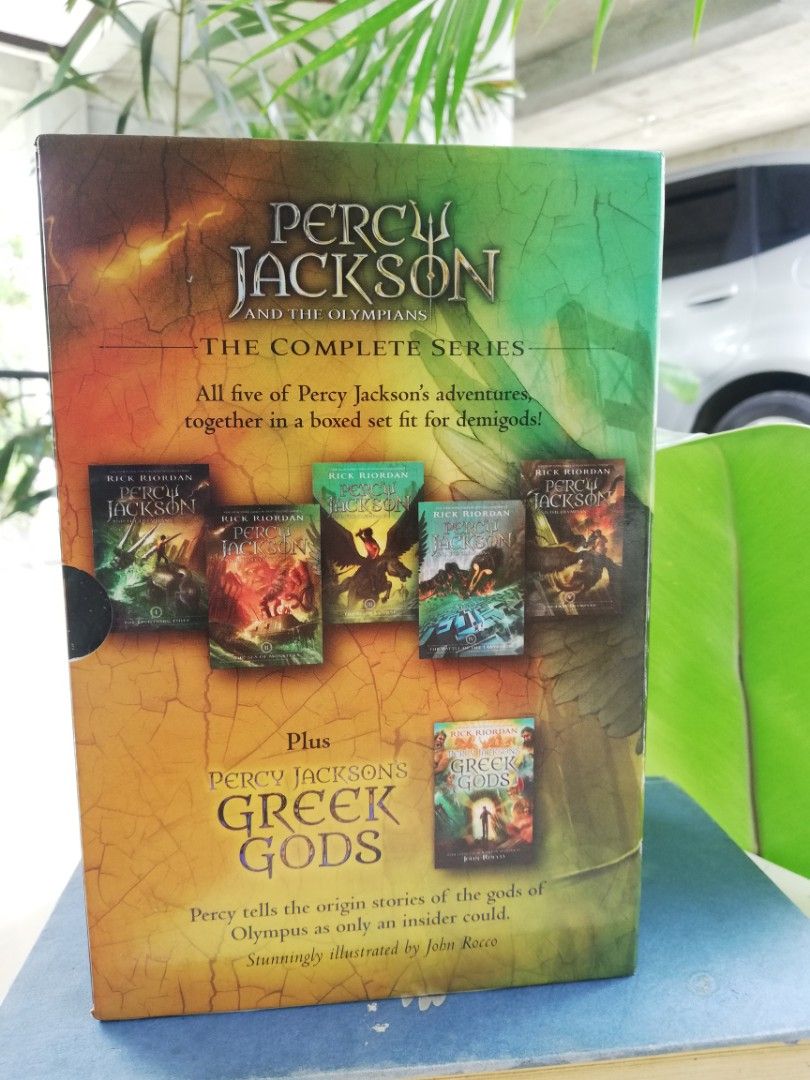 Percy Jackson and the Olympians + Greek Gods (by Rick Riordan) Complete ...