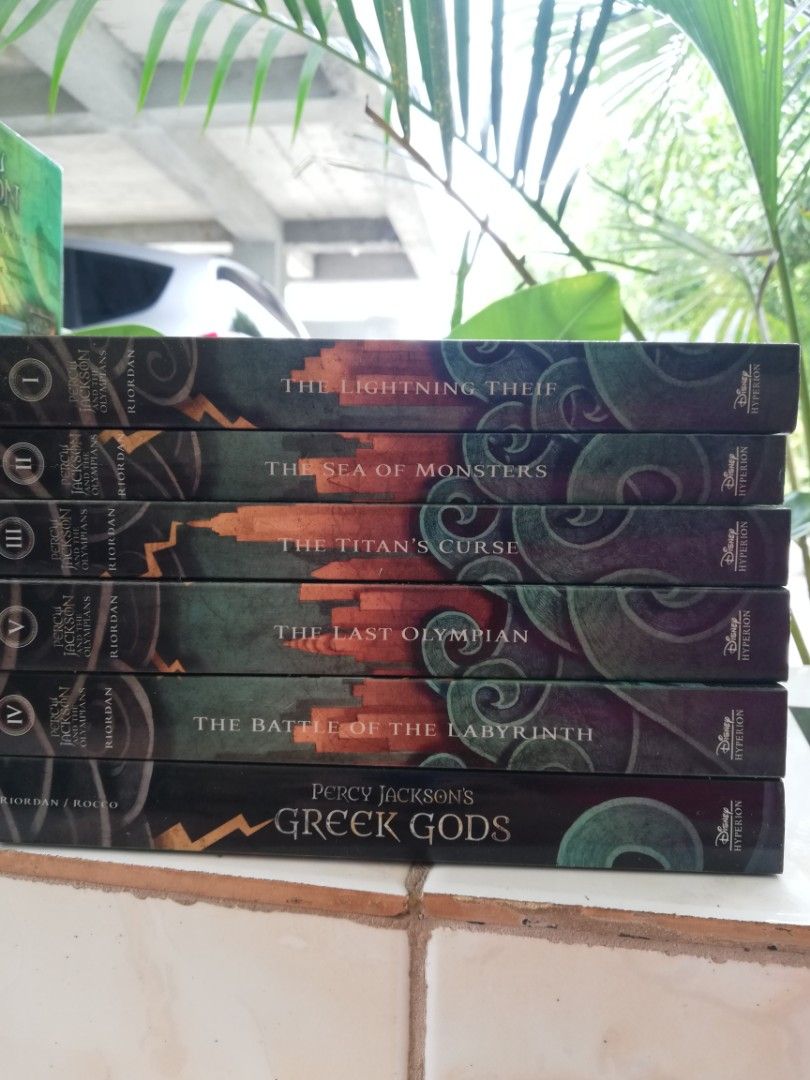 Percy Jackson and the Olympians + Greek Gods (by Rick Riordan) Complete ...