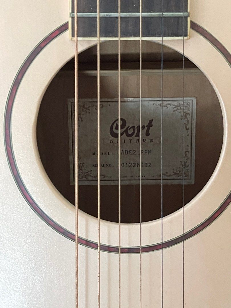Cort Pink Acoustic Guitar, Hobbies & Toys, Music & Media, Musical ...
