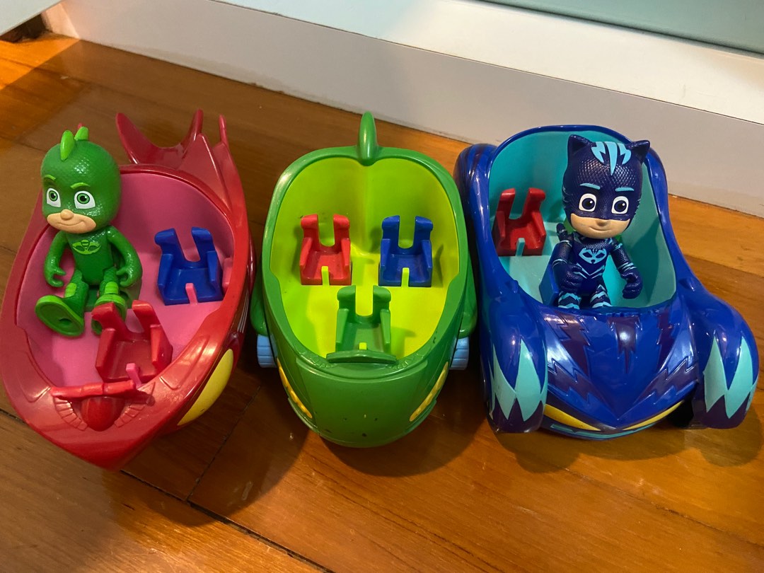 PJ masks vehicles and figures, Hobbies & Toys, Toys & Games on Carousell