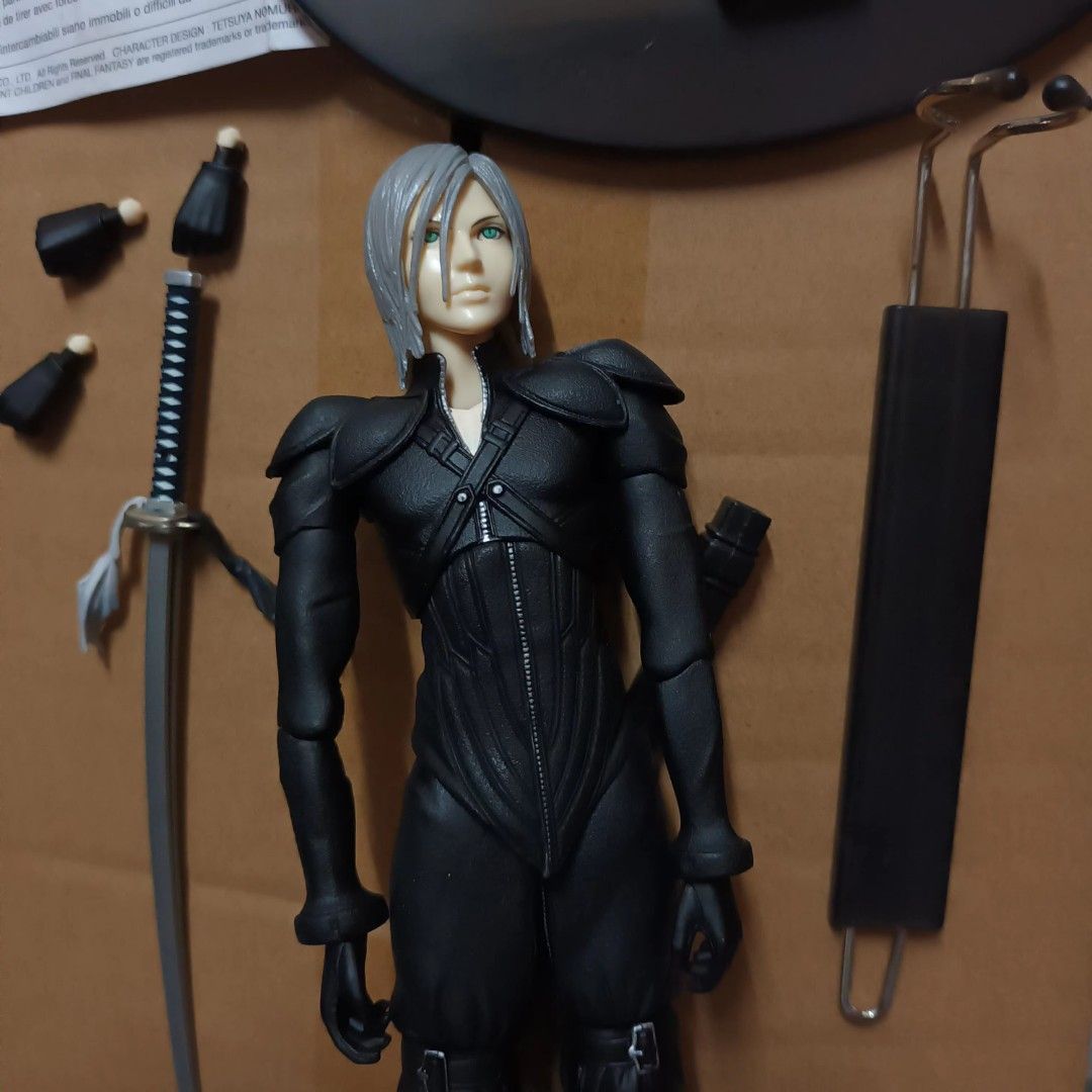 Play Arts final fantasy FF7 太空戰士 7 最終幻想 降臨神子 advent children kadaj ...