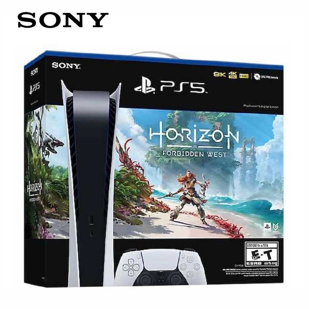 Playstation 5 Digital Version Horizon Forbidden West Bundle, Video ...