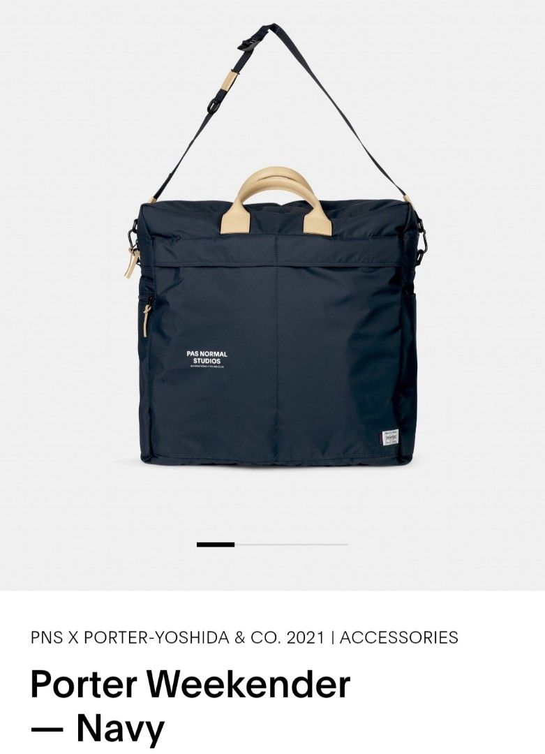 PNS X Porter Weekender bag, Men's Fashion, Bags, Sling Bags on Carousell