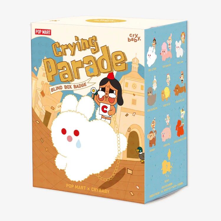 Popmart Crybaby Crying Parade Series - Blind Box Badge, Hobbies & Toys ...