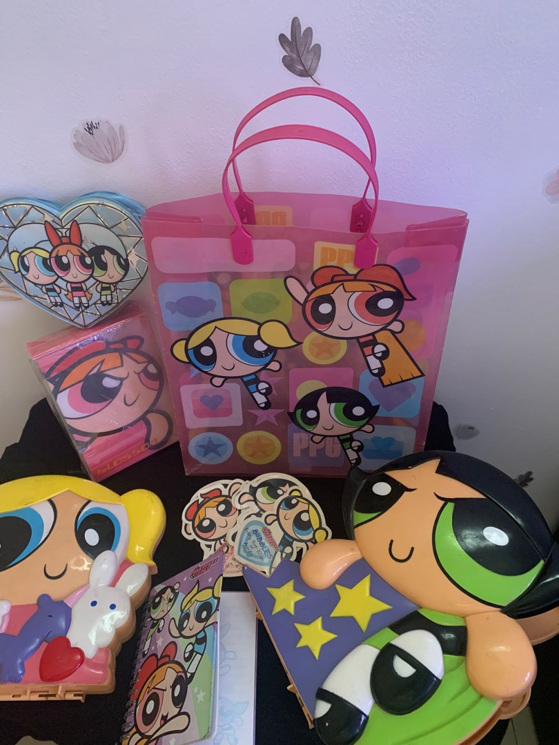 Power puff girl album storage box bag book plastic bag, Hobbies & Toys ...