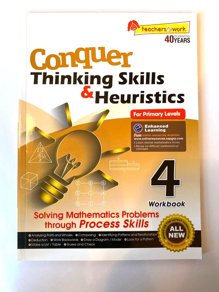 Primary 4 Conquer Maths Thinking and Heuristics, Hobbies & Toys, Books ...