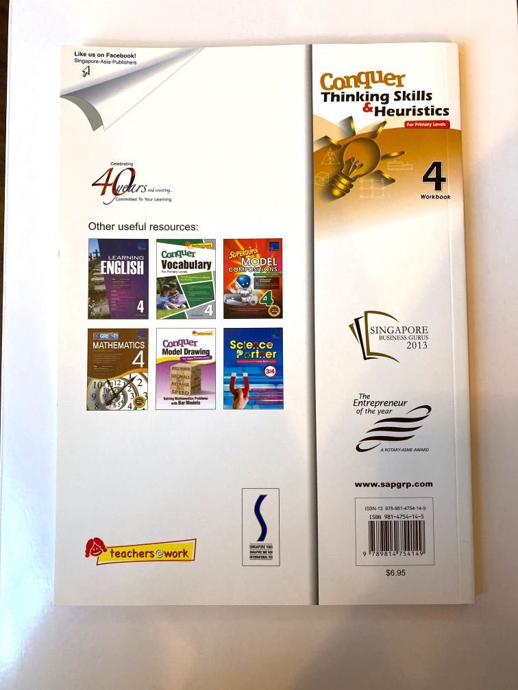 Primary 4 Conquer Maths Thinking and Heuristics, Hobbies & Toys, Books ...