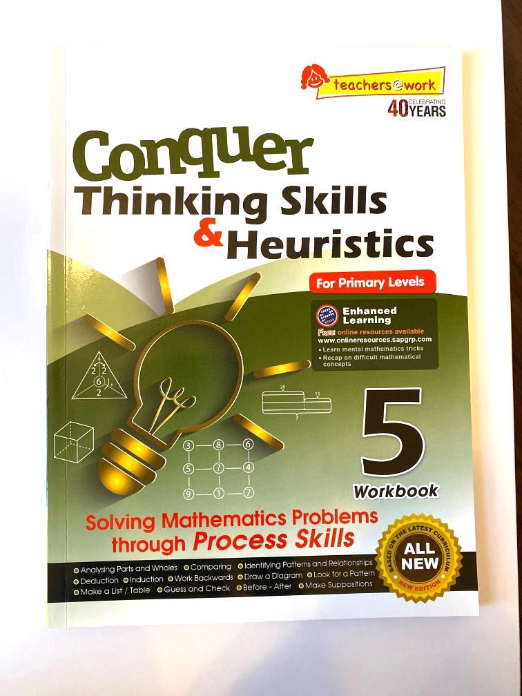 Primary 5 Conquer Maths Thinking Skills and Heuristic, Hobbies & Toys, Books & Magazines ...
