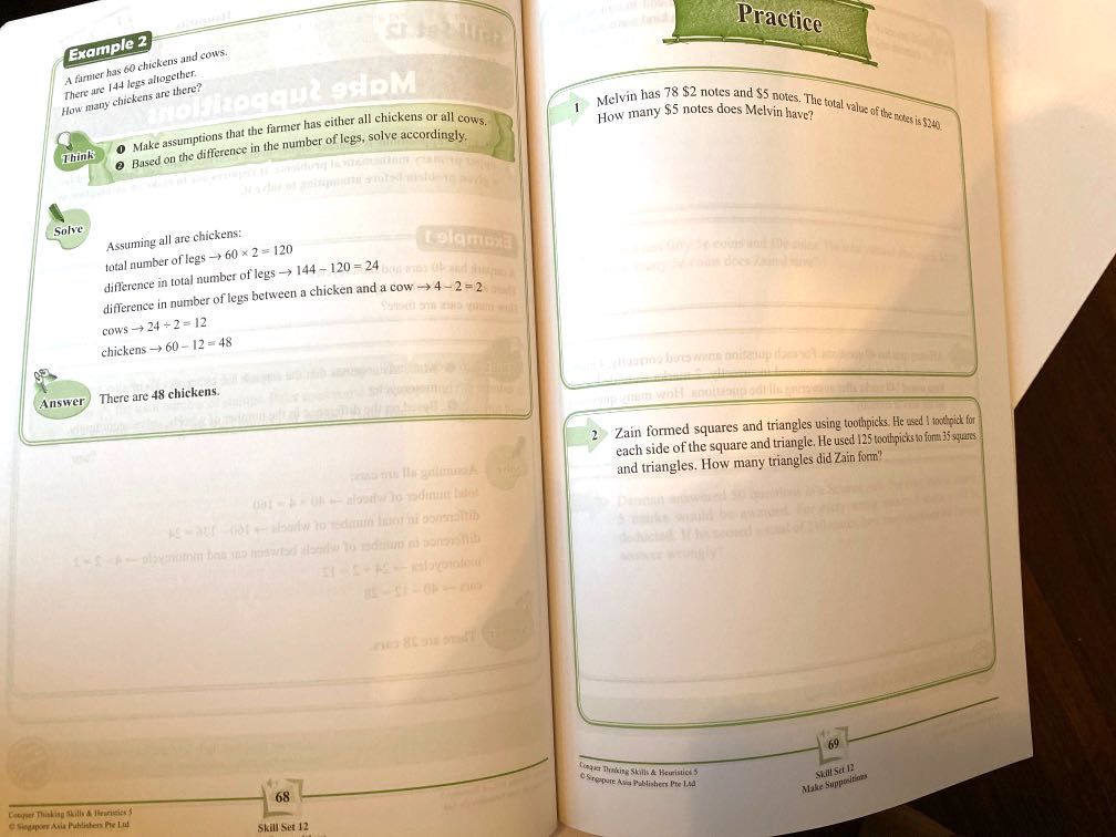 Primary 5 Conquer Maths Thinking Skills and Heuristic, Hobbies & Toys ...