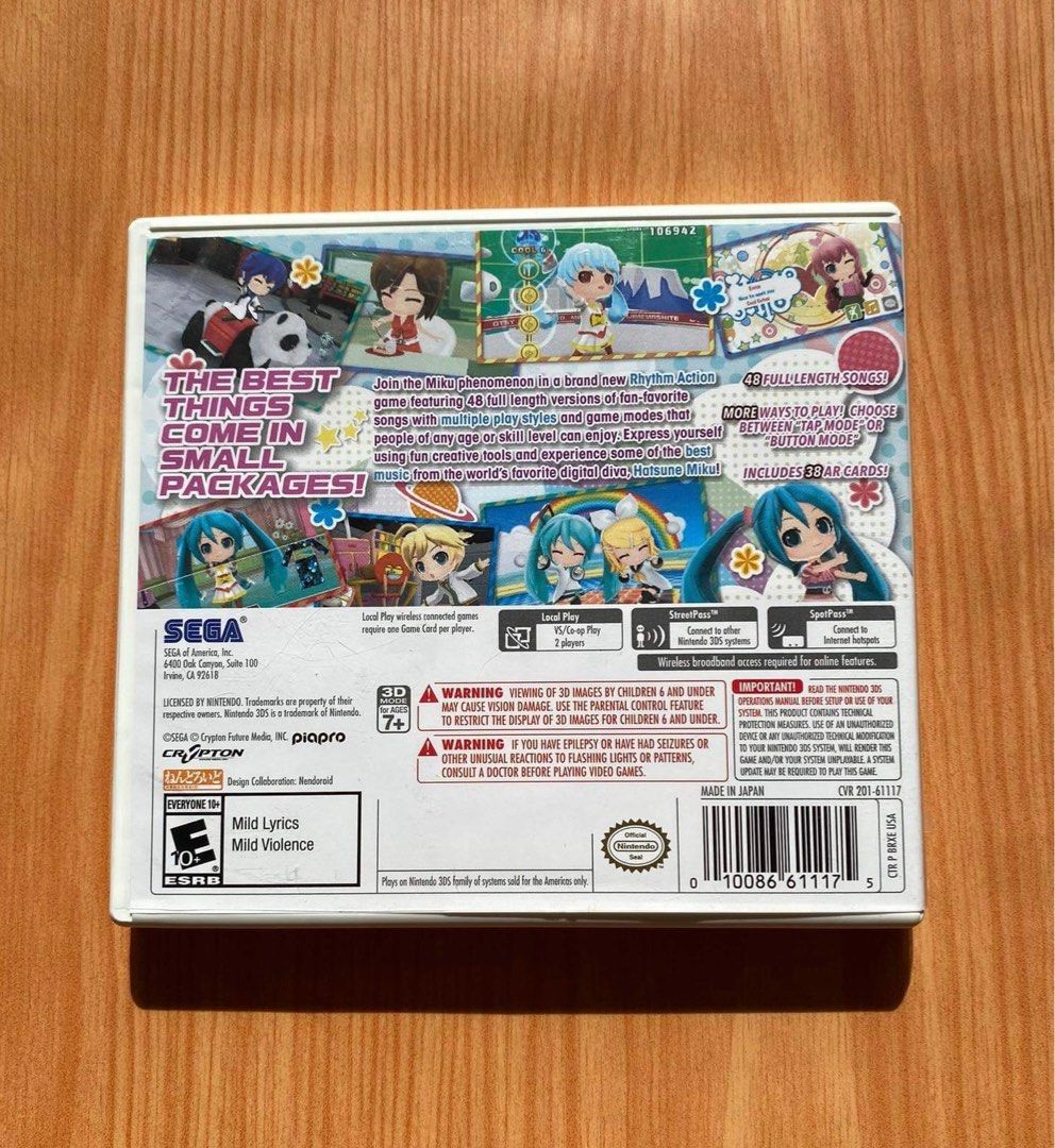 Hatsune Miku: Project Mirai DX 2DS/3DS, Video Gaming, Video Games ...