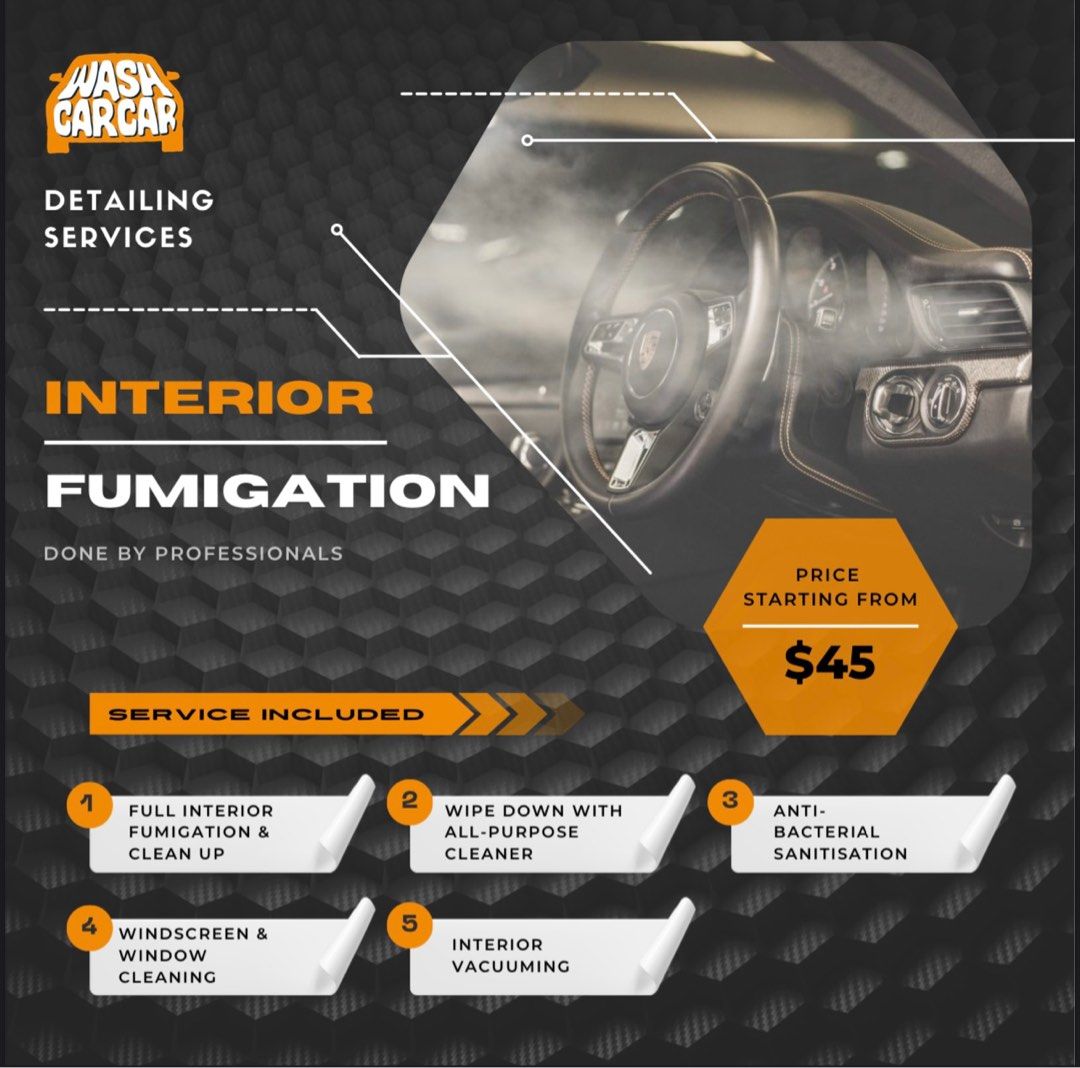 Car Fumigation | Pest Removal | Mobile Detailing | Car Wash | Mobile ...
