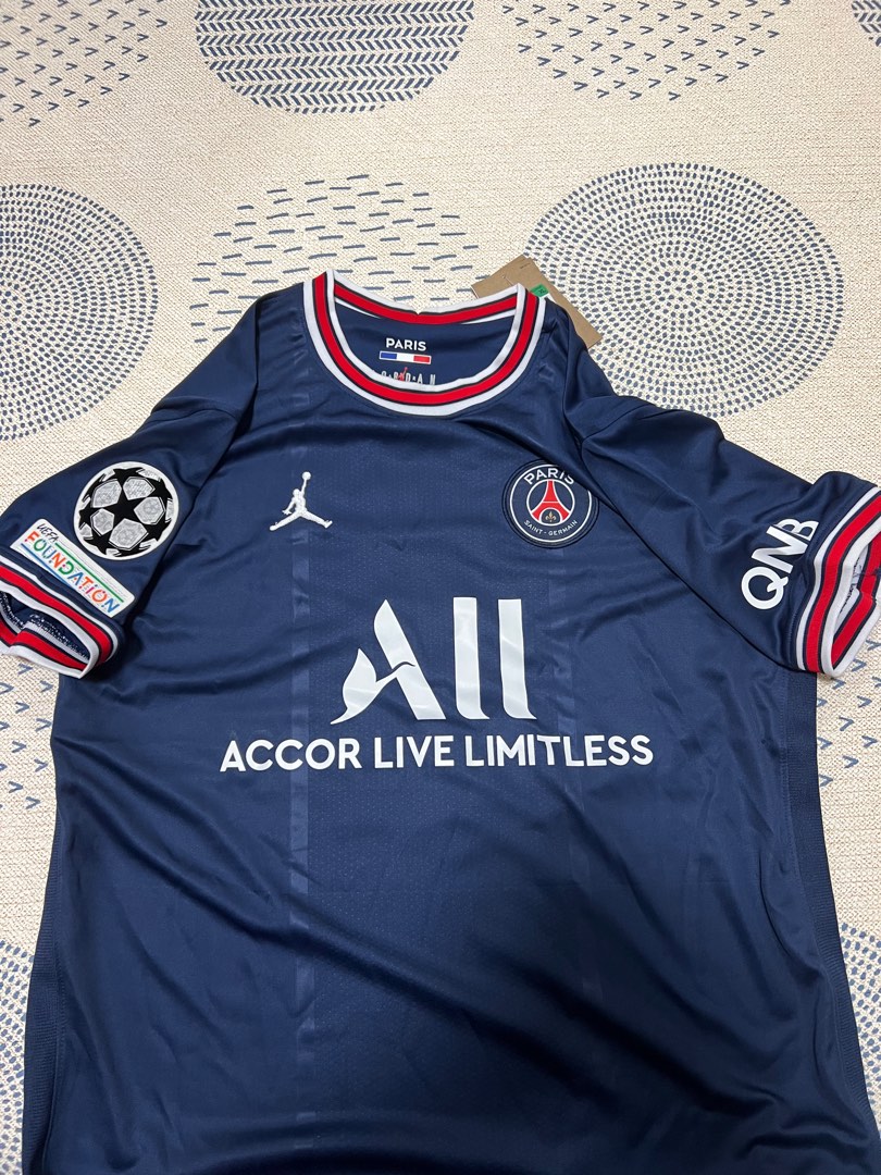PSG x Jordan Messi, Men's Fashion, Tops & Sets, Tshirts & Polo Shirts ...