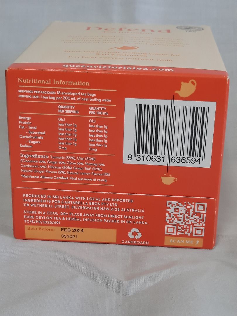 Queen Victoria Defend Assorted Tea Infusion on Carousell