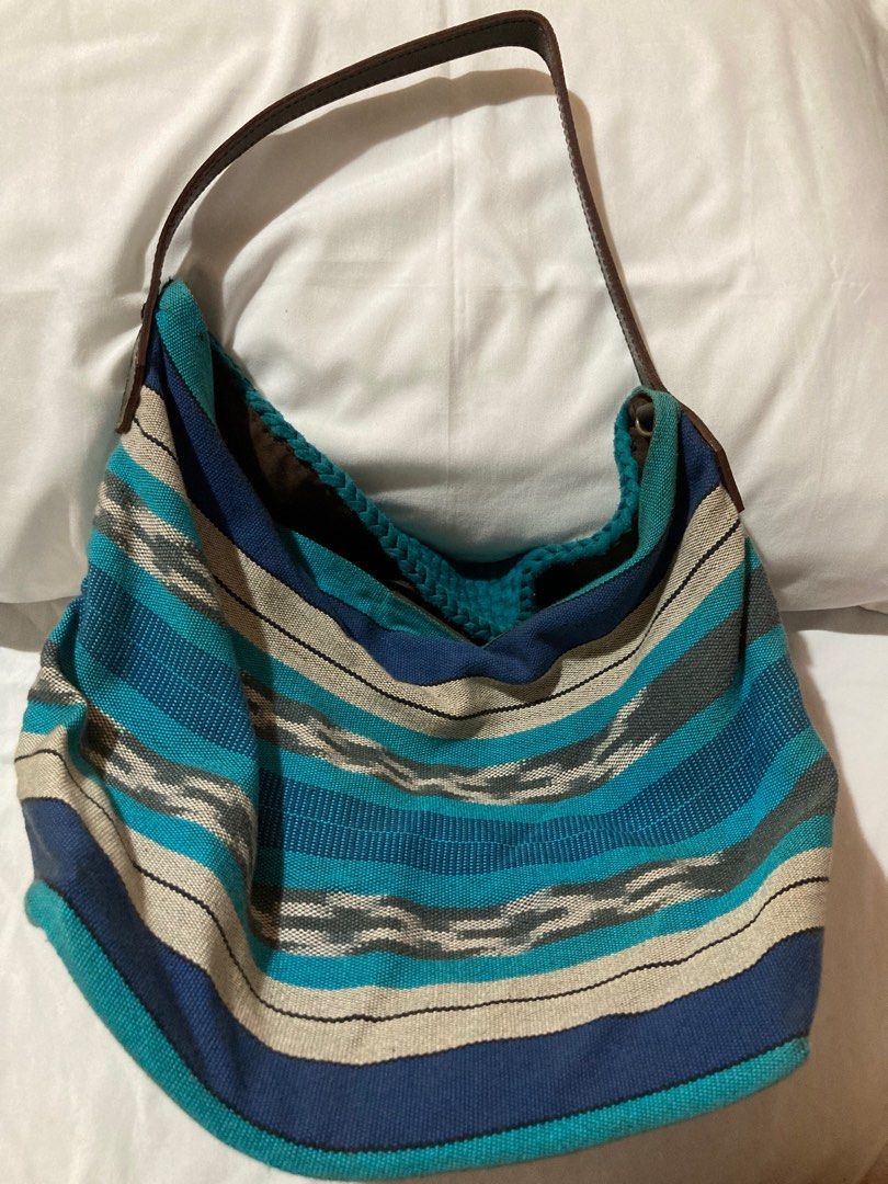 Rags 2 Riches R2R Limited Edition Buslo Bag with Ikat Fabric, Women's ...