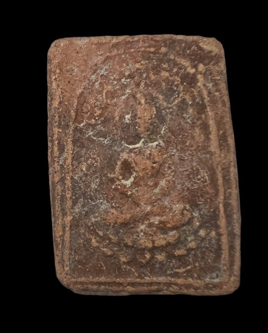 Rare Hand press Song Na Phra Somdej(Front) and Phra Somdej on Lotus ...