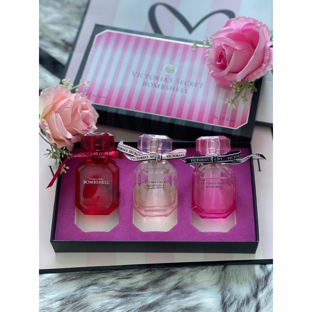 Ready Stock Victoria Secret Bombshell Miniatures Set 3 in 1, Beauty ...