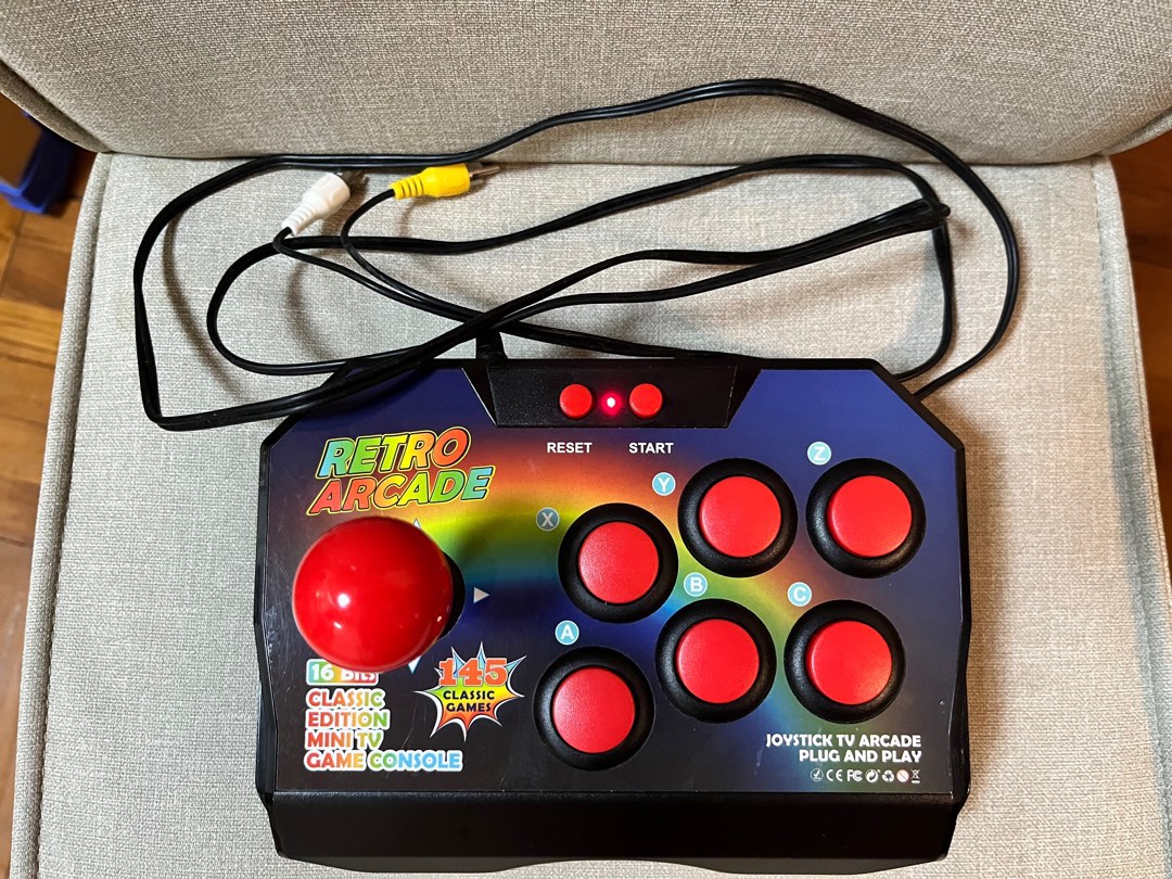 Retro Game Arcade -joystick controller plug and play, 電子遊戲, 遊戲機配件, 手掣 ...