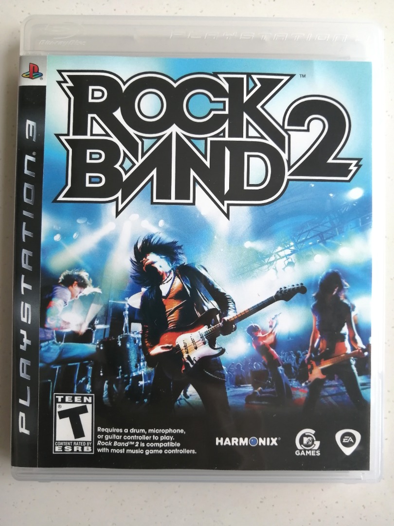 Rock Band 2 (Genuine PS3 Game, PlayStation, Blu-ray, Bluray), Video ...
