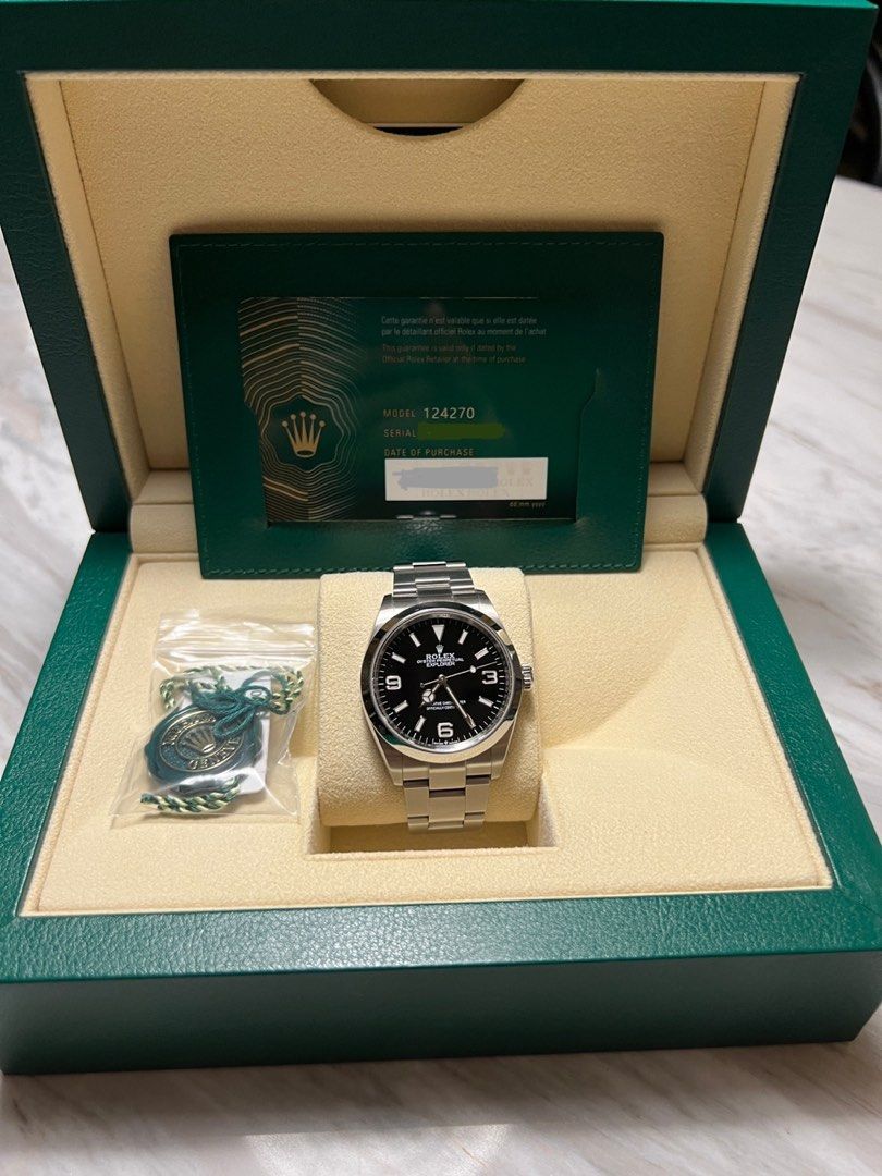 Rolex Explorer 1. 36mm 2021. 124270, Luxury, Watches on Carousell