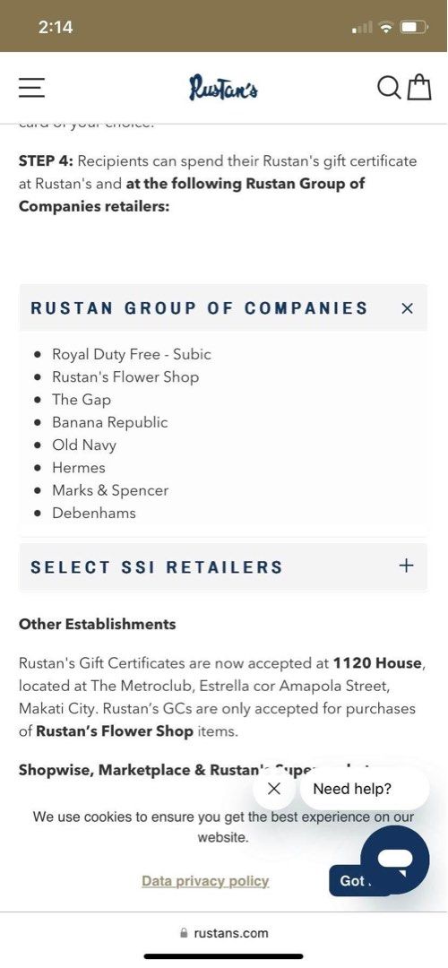 Rustans Gift Certificate (rush selling), Tickets & Vouchers, Vouchers ...