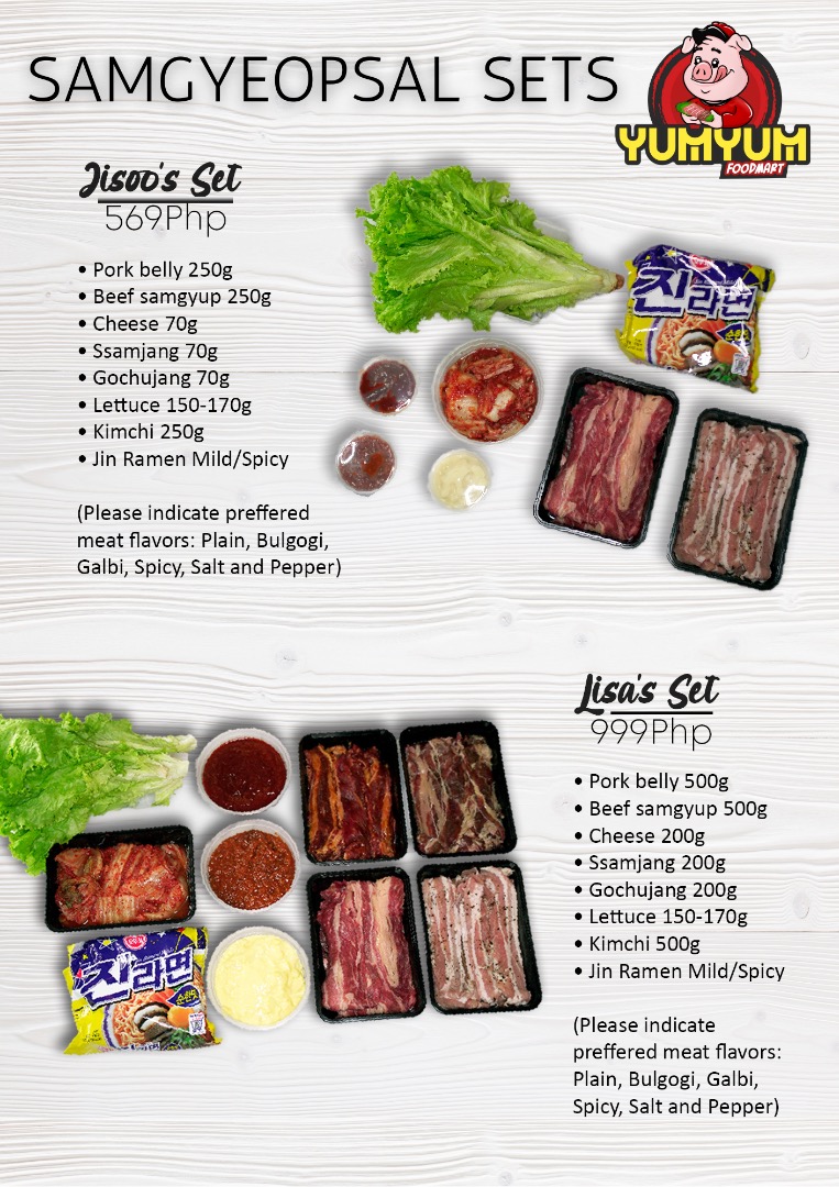 Samgyupsal Delivery, Food & Drinks, Chilled & Frozen Food on Carousell