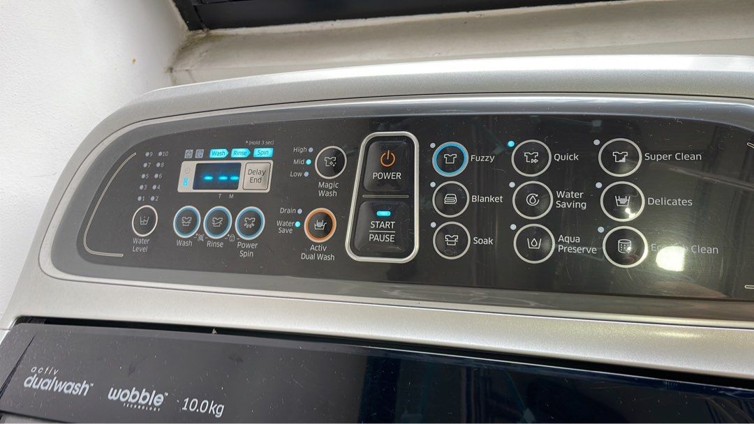 Samsung Activ Dualwash 10kg Top Load Washing Machine, TV & Home ...