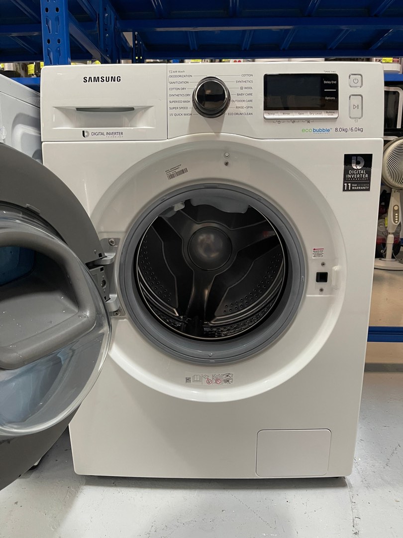 SAMSUNG ADD CLOTHES COMBO WASHING AND DRYER 8kg/6kg, TV & Home ...