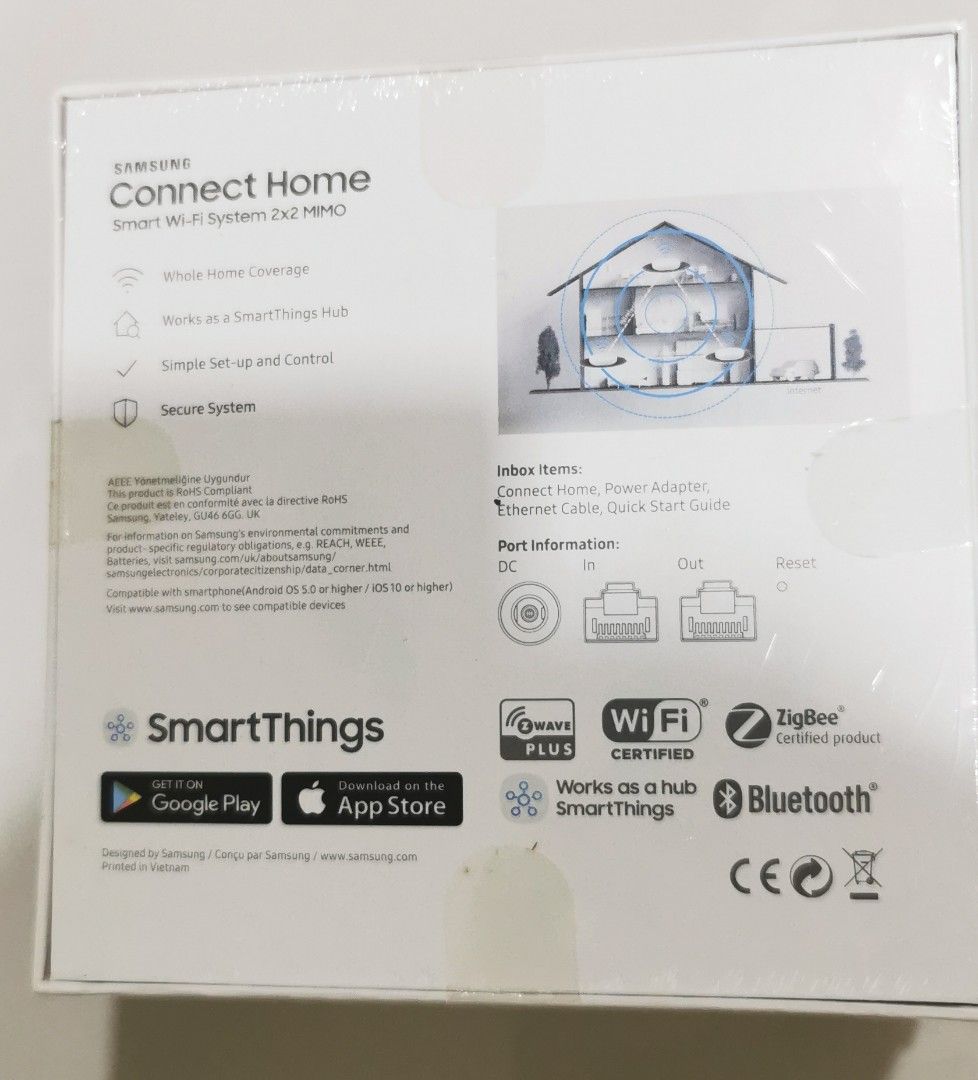 Samsung Connect Home Smart Wi-Fi System 2x2 MIMO, Computers & Tech, Parts & Accessories ...