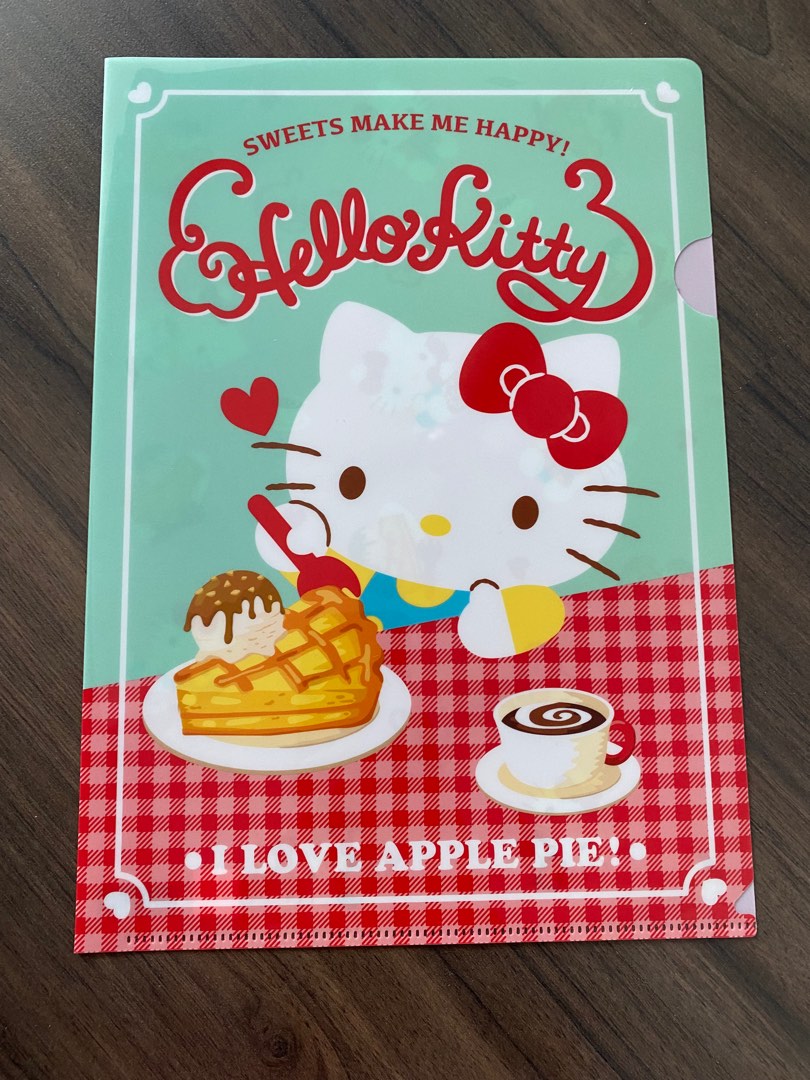 Sanrio Hello kitty A4 file, Hobbies & Toys, Stationery & Craft ...
