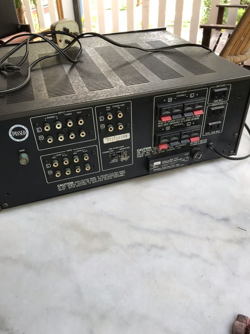 Sansui AU-717 integrated amplifier, Audio, Soundbars, Speakers & Amplifiers on Carousell