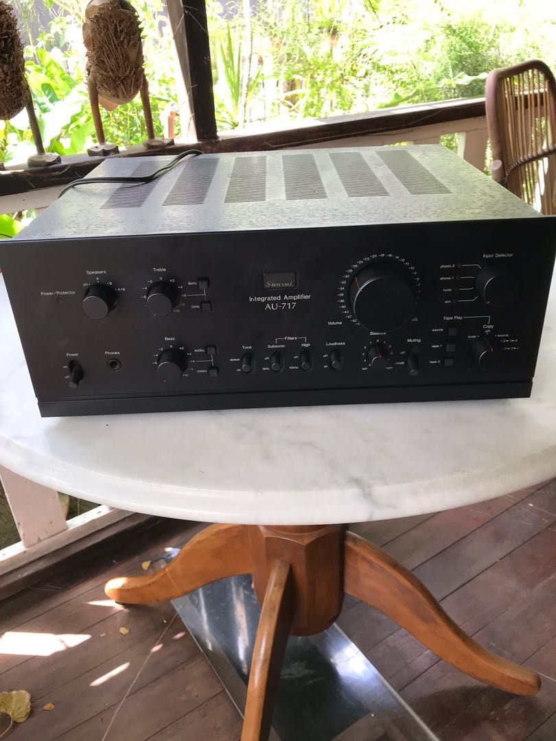 Sansui AU-717 integrated amplifier, Audio, Soundbars, Speakers & Amplifiers on Carousell