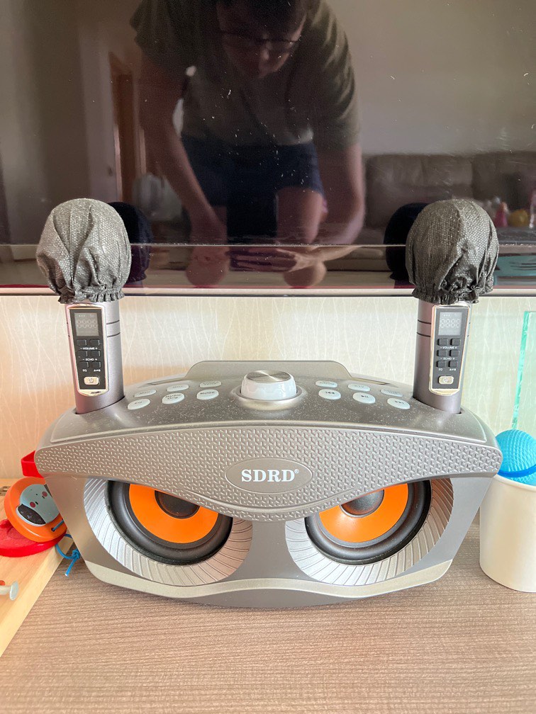 SDRD portable karaoke and music player set, Audio, Portable Audio ...