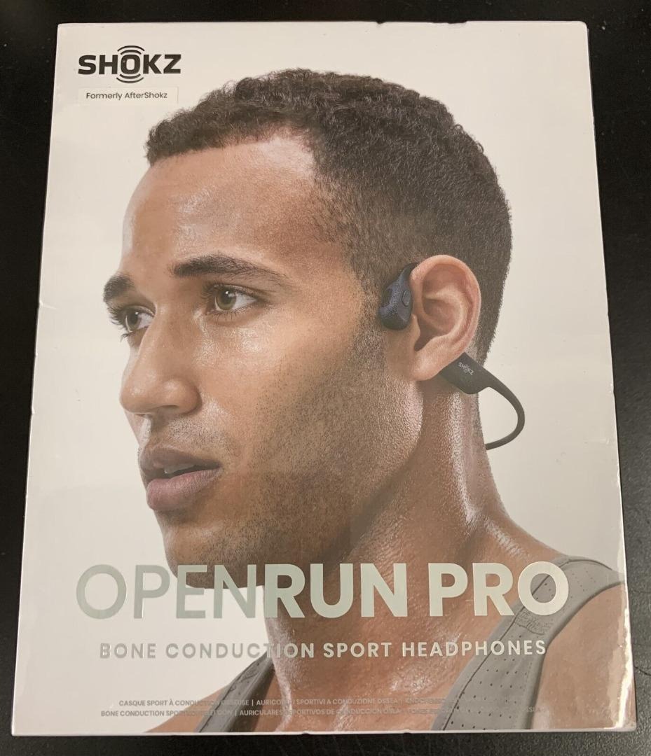 Shokz - OpenRun Pro Premium Bone Conduction Open-Ear Sport Headphones - Black, Audio, Earphones ...