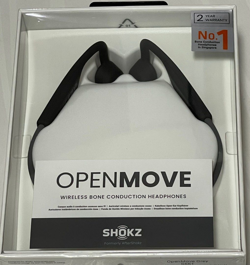 SHOKZ OpenMove Bone Conduction headphones BNIB, Audio, Headphones ...