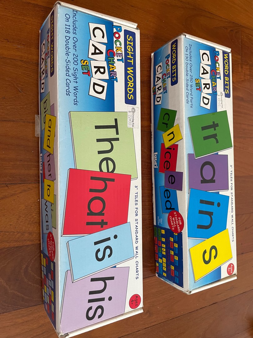 Sight Words and Word Bits card set, Hobbies & Toys, Books & Magazines ...
