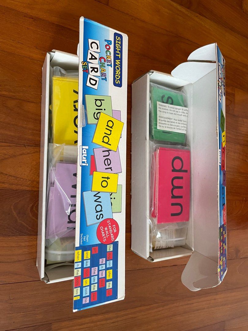 Sight Words and Word Bits card set, Hobbies & Toys, Books & Magazines ...