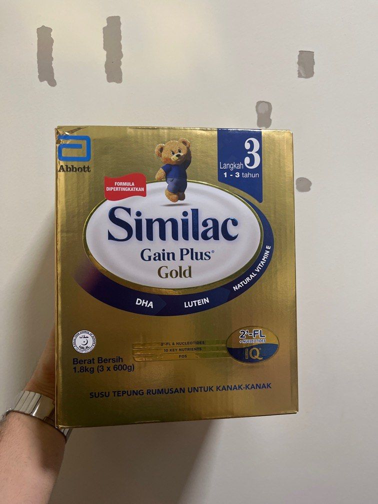 Similac Gain Plus Gold 3, Babies & Kids, Nursing & Feeding ...