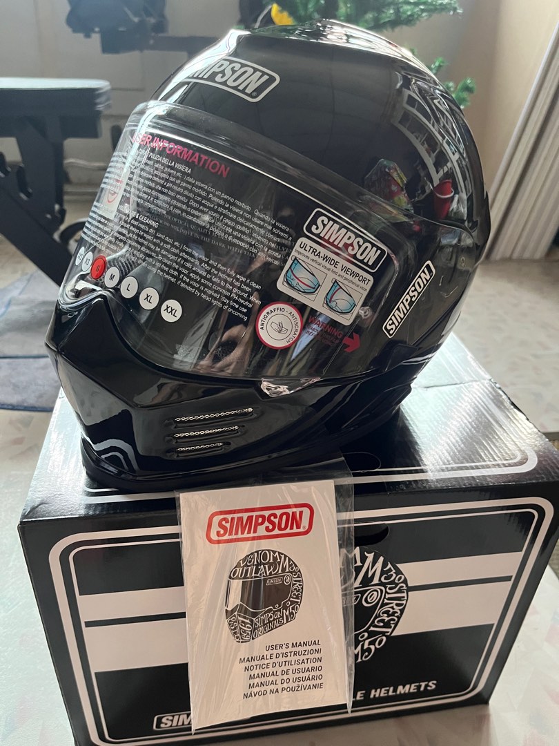 Simpson Venom (ghost bandit), Motorcycles, Motorcycle Accessories on ...