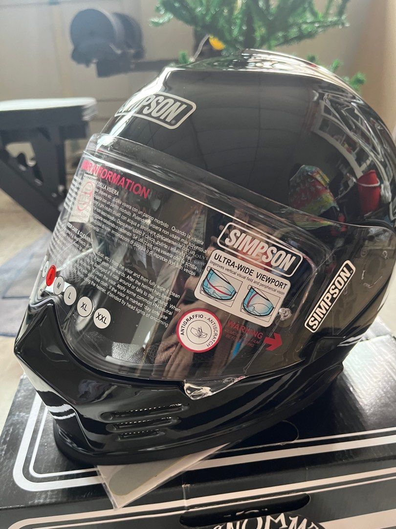 Simpson Venom (ghost bandit), Motorcycles, Motorcycle Accessories on ...